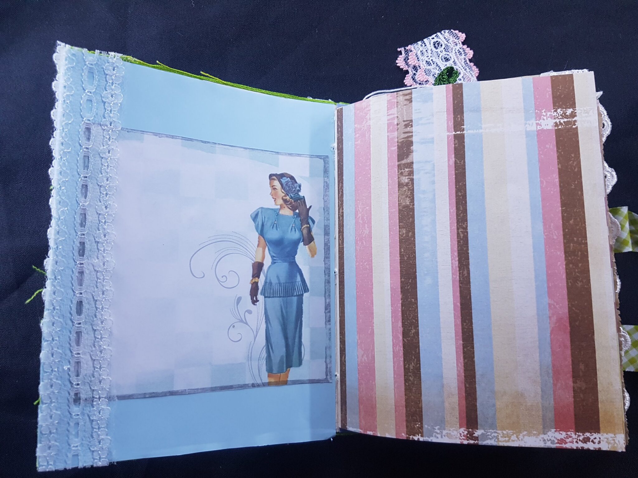flip Through - Retro 1950s Junk Journal - Kelly's Crafty Corner