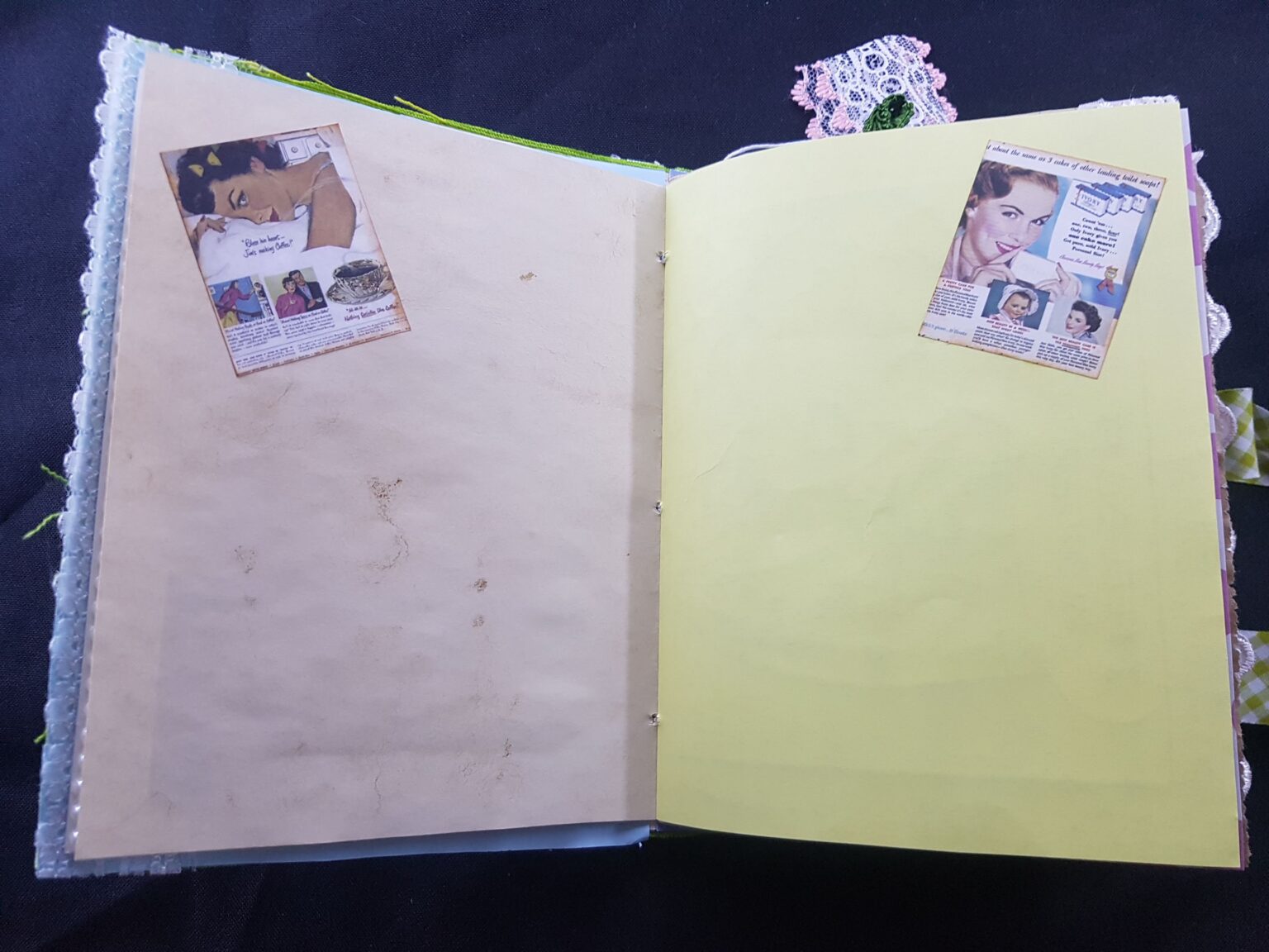 flip Through - Retro 1950s Junk Journal - Kelly's Crafty Corner