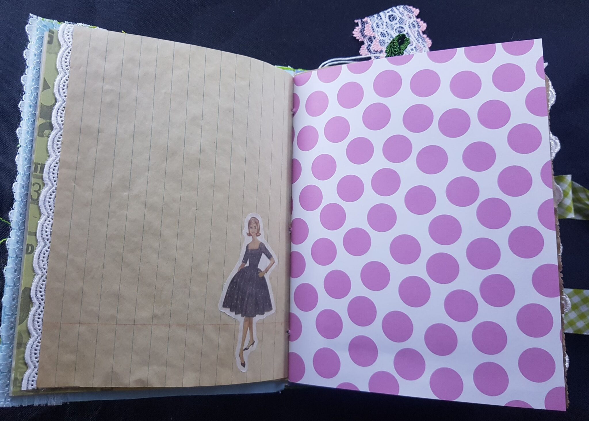 flip Through - Retro 1950s Junk Journal - Kelly's Crafty Corner