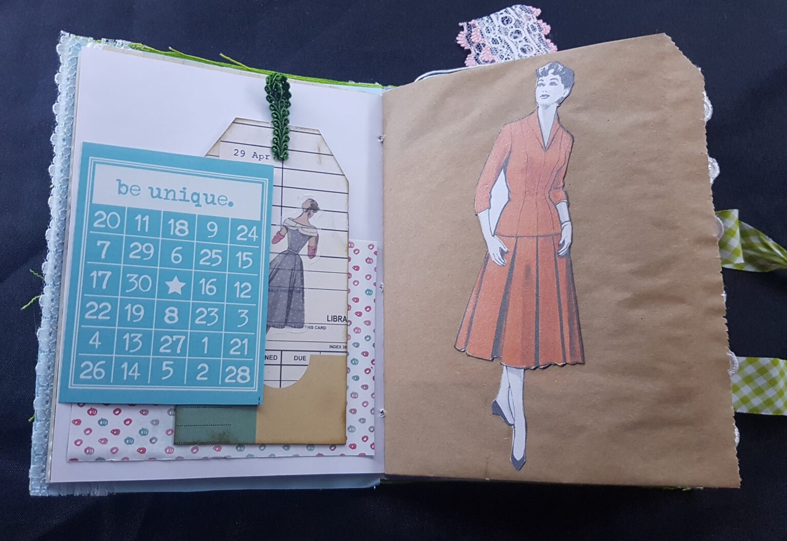 flip Through - Retro 1950s Junk Journal - Kelly's Crafty Corner