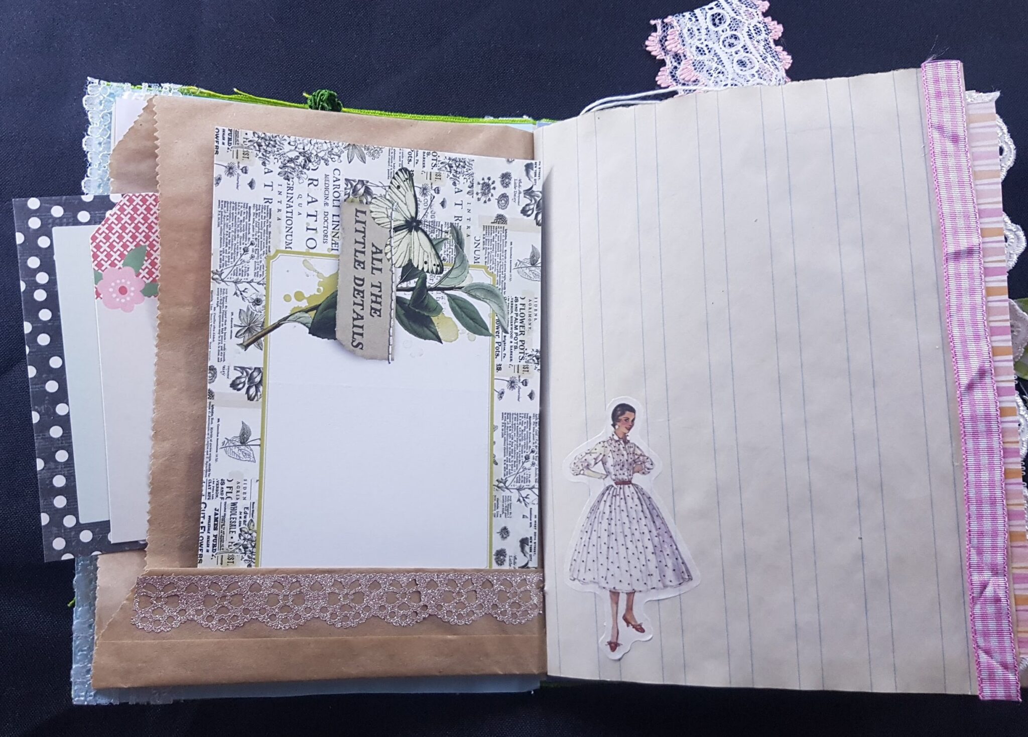 flip Through - Retro 1950s Junk Journal - Kelly's Crafty Corner