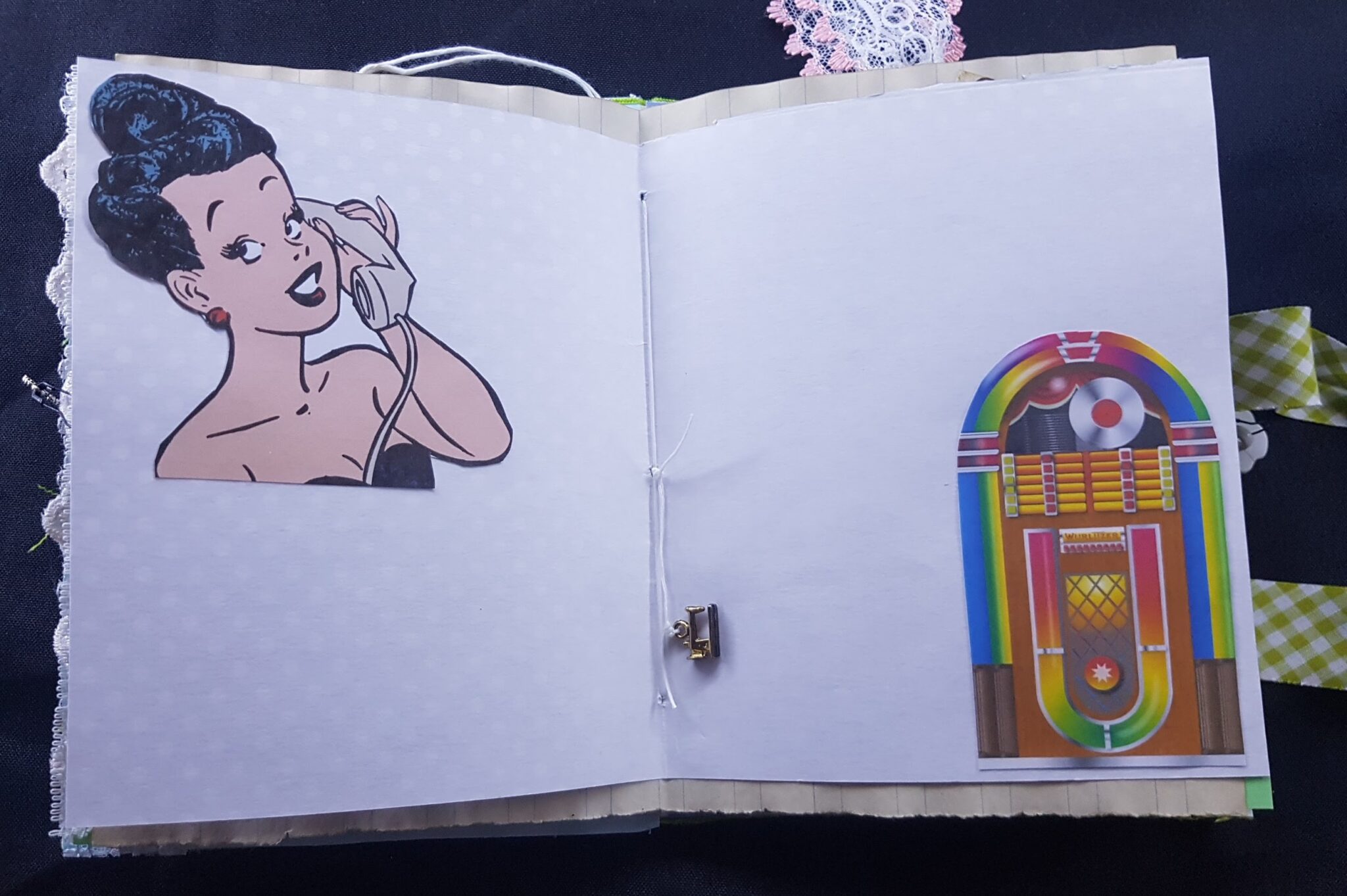 flip Through - Retro 1950s Junk Journal - Kelly's Crafty Corner