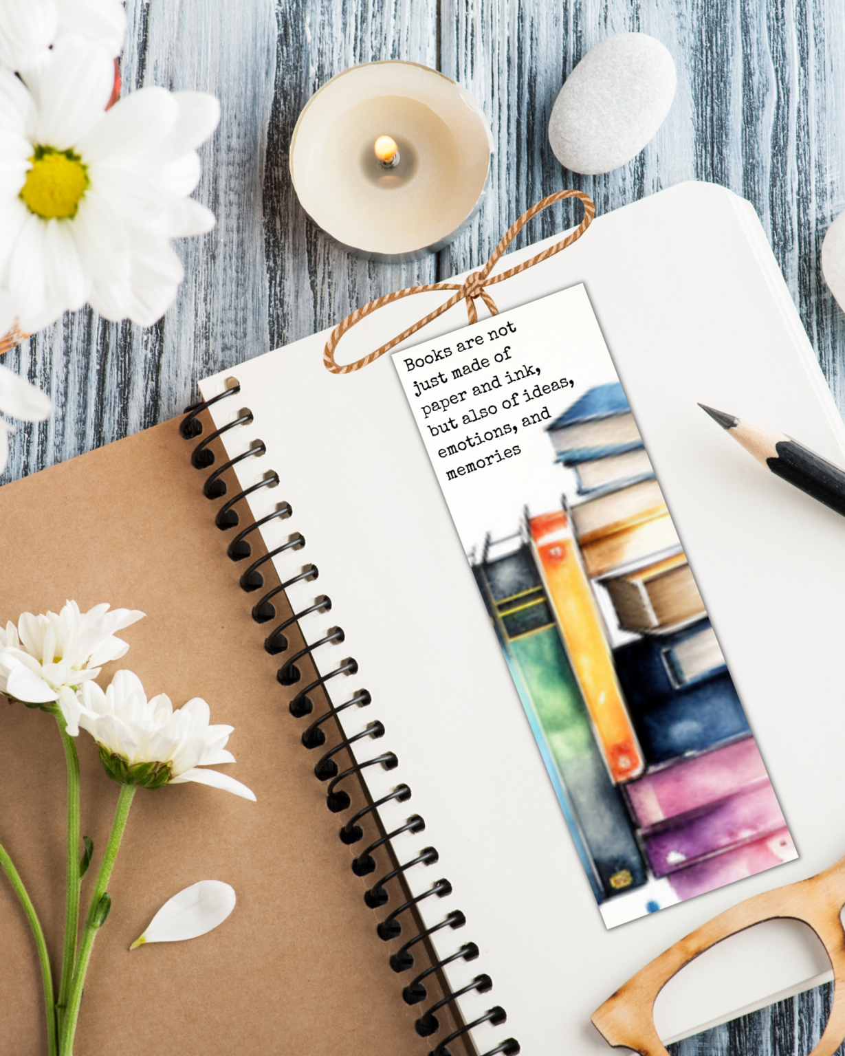 Printable 10 x Books/Reading Themed Bookmarks, Instant Download PDF ...